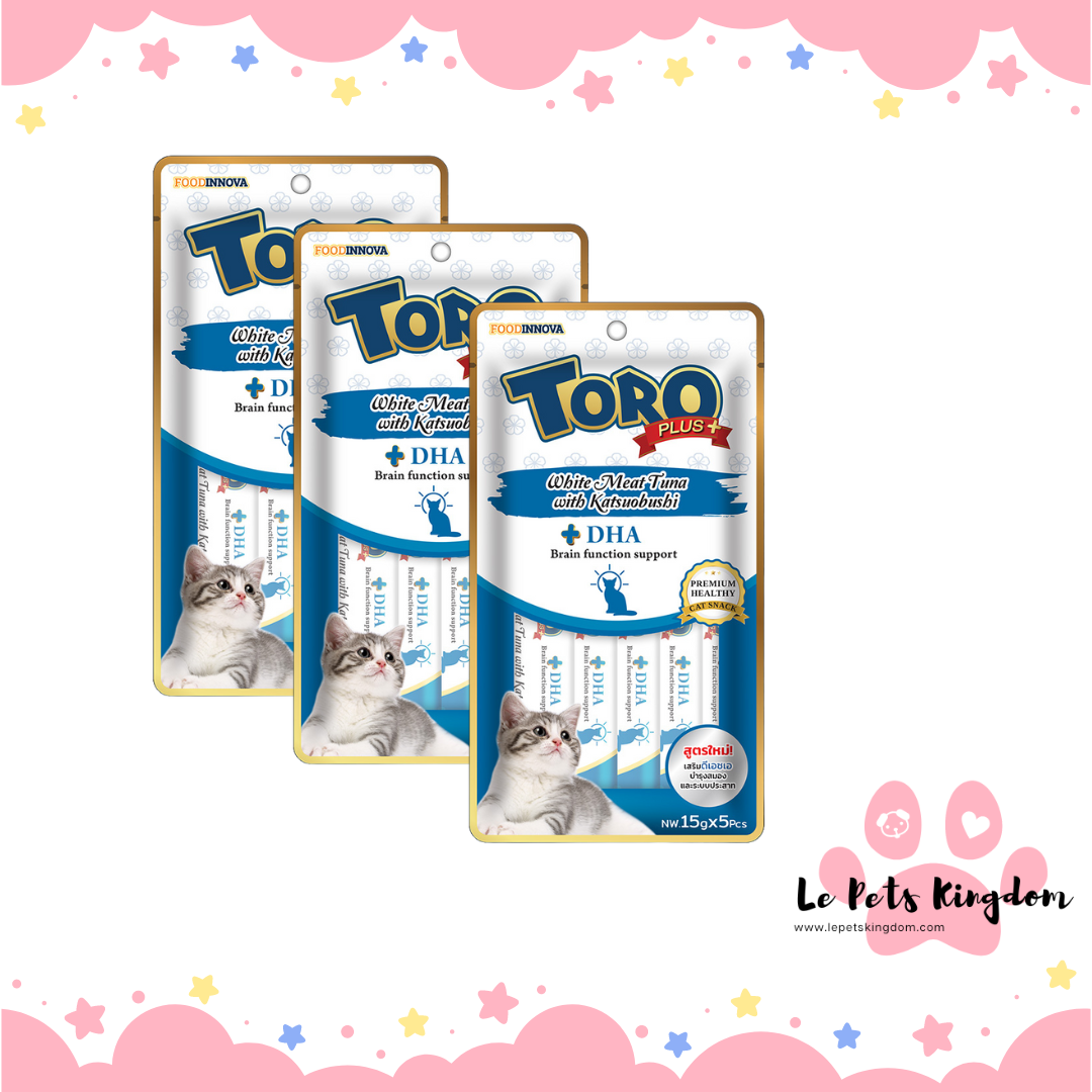 [BUNDLE OF 3] Toro Toro Plus White Meat Tuna With Katsuobushi & DHA Li ...