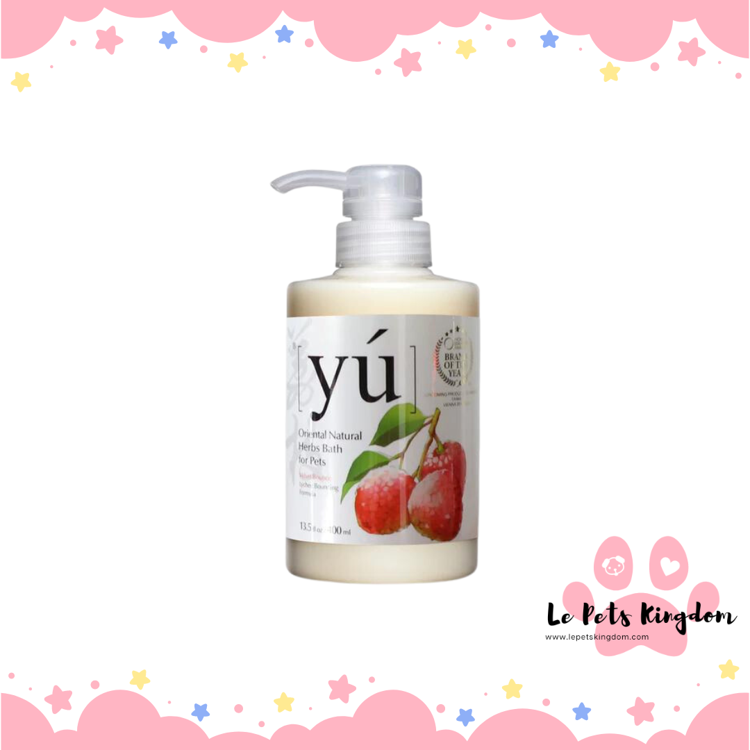 Yu Lychee Bouncing Formula Cat & Dog Shampoo 400ml – Le Pets Kingdom