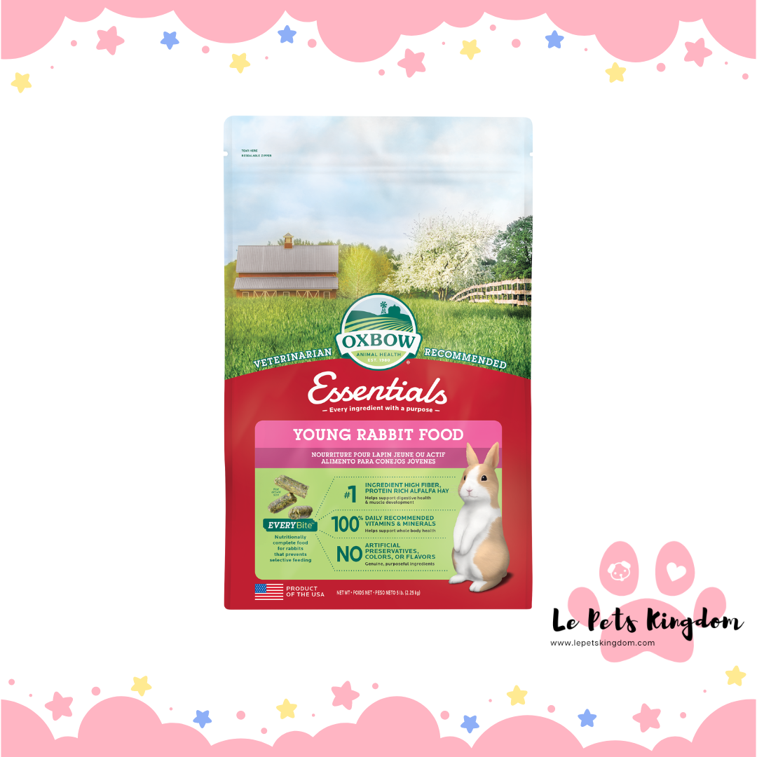 Oxbow Essentials Young Rabbit Food – Le Pets Kingdom