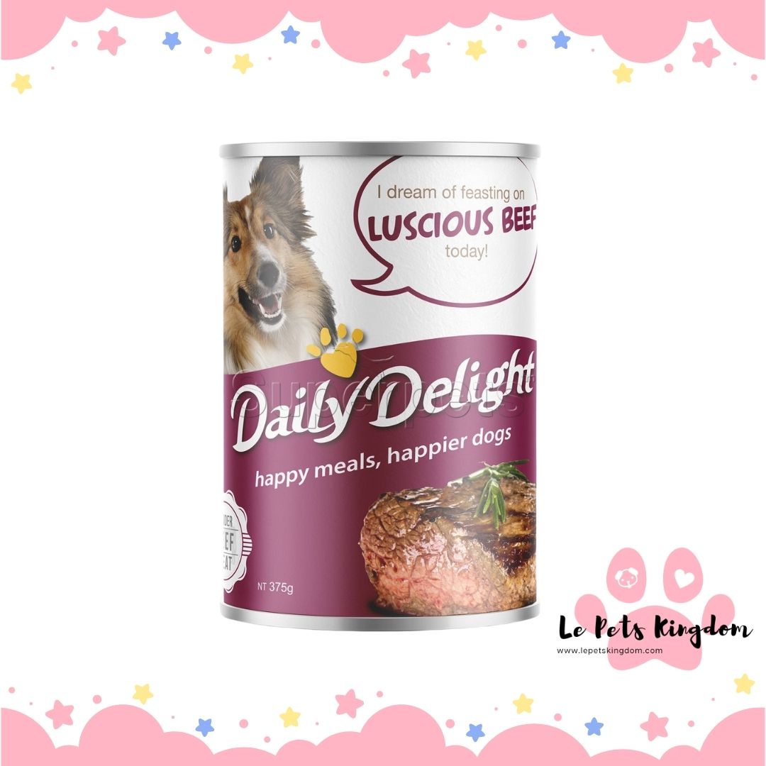 Daily Delight Dog - Luscious Beef 375g – Le Pets Kingdom