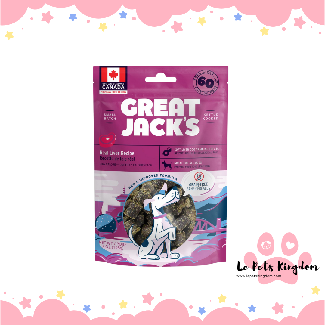 Great Jack's Soft Liver Dog Training Treats Real Liver Recipe 7oz – Le ...