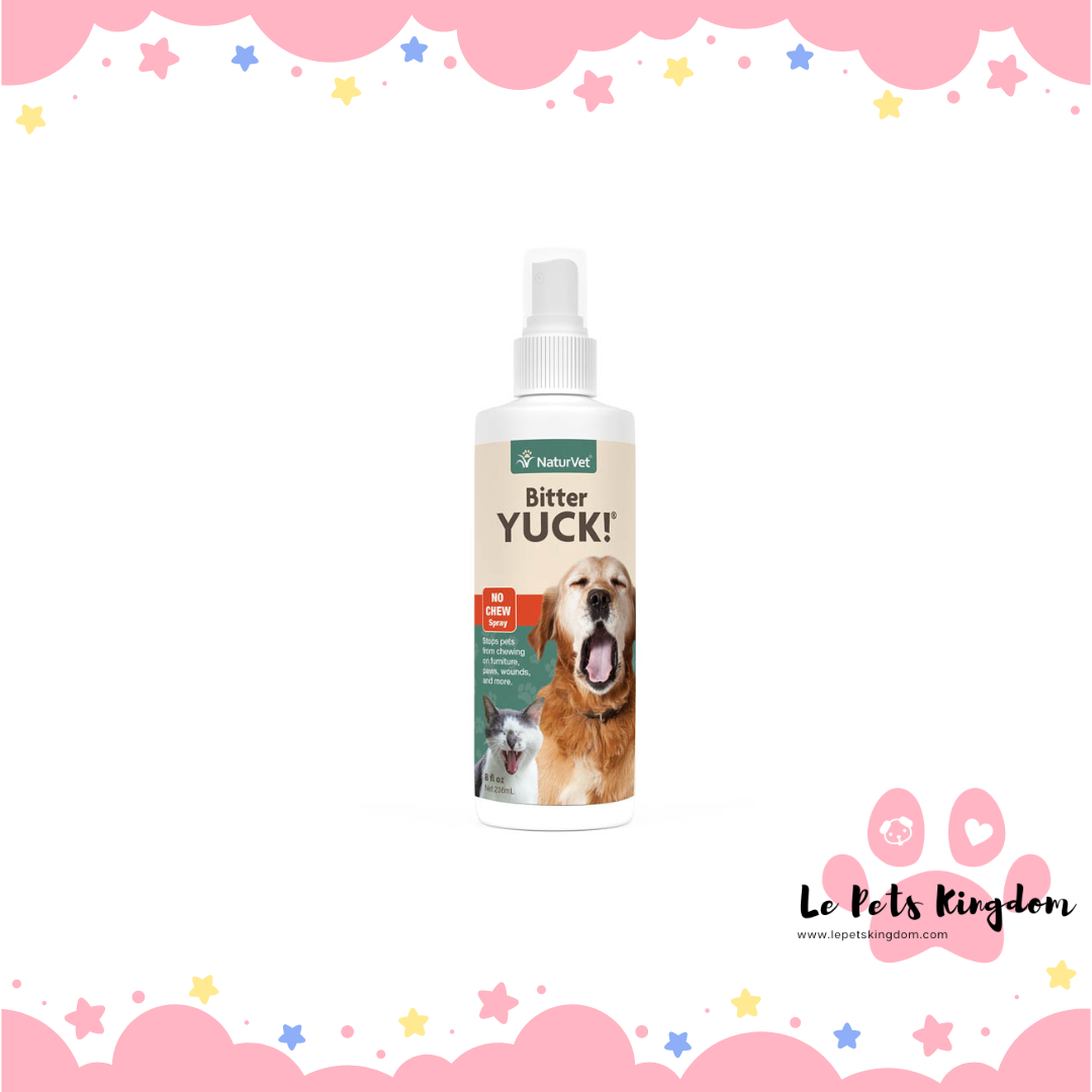 Naturvet - Bitter YUCK! No Chew Spray 8fl.oz – Le Pets Kingdom
